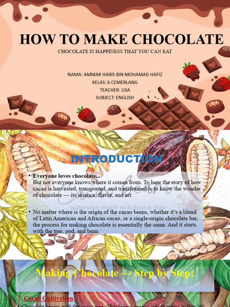How To Make Chocolate | PDF | Cocoa Bean | Chocolate