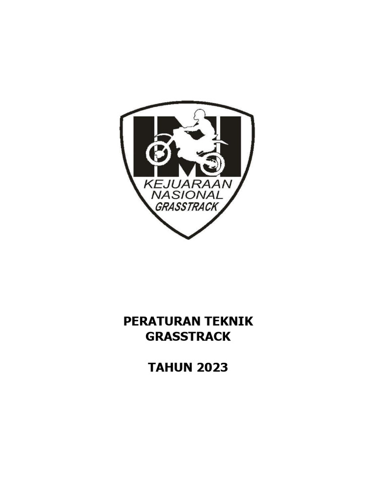 Peraturan Teknik Grasstrack 2023 | PDF