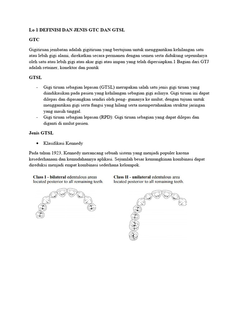 Jenis dan Indikasi GTC & GTSL | PDF | Griya & Taman