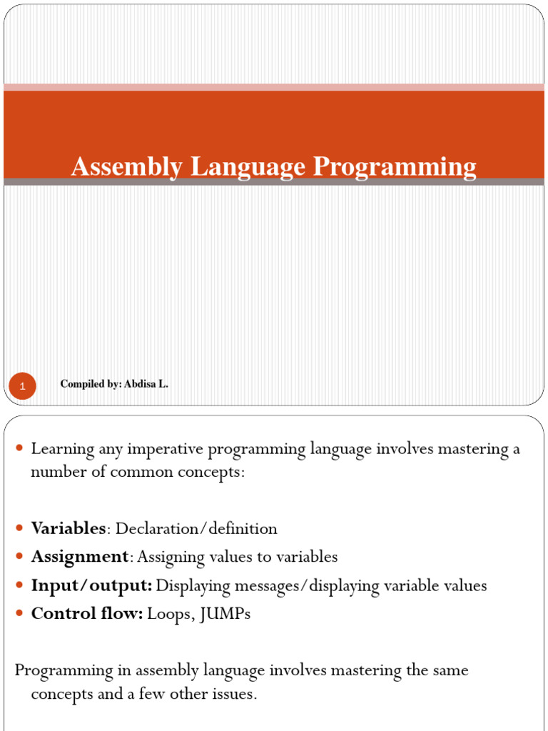 Assembly Language Programming Lab Edited For Ext | PDF
