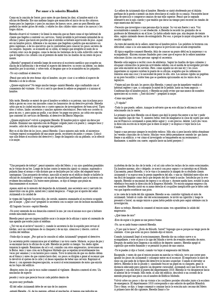 Por Amor A La Señorita Blandish | PDF