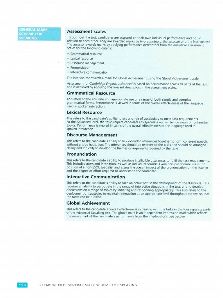 C1 Speaking and Writing Guide | PDF