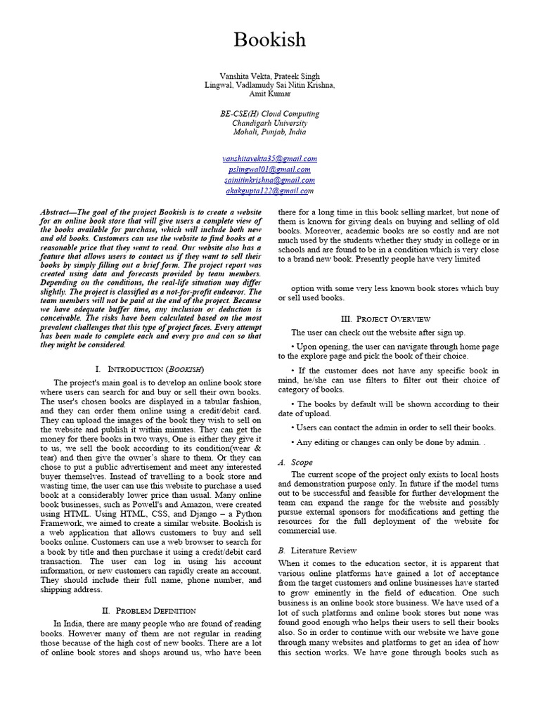 Bookish | PDF | World Wide Web | Internet & Web