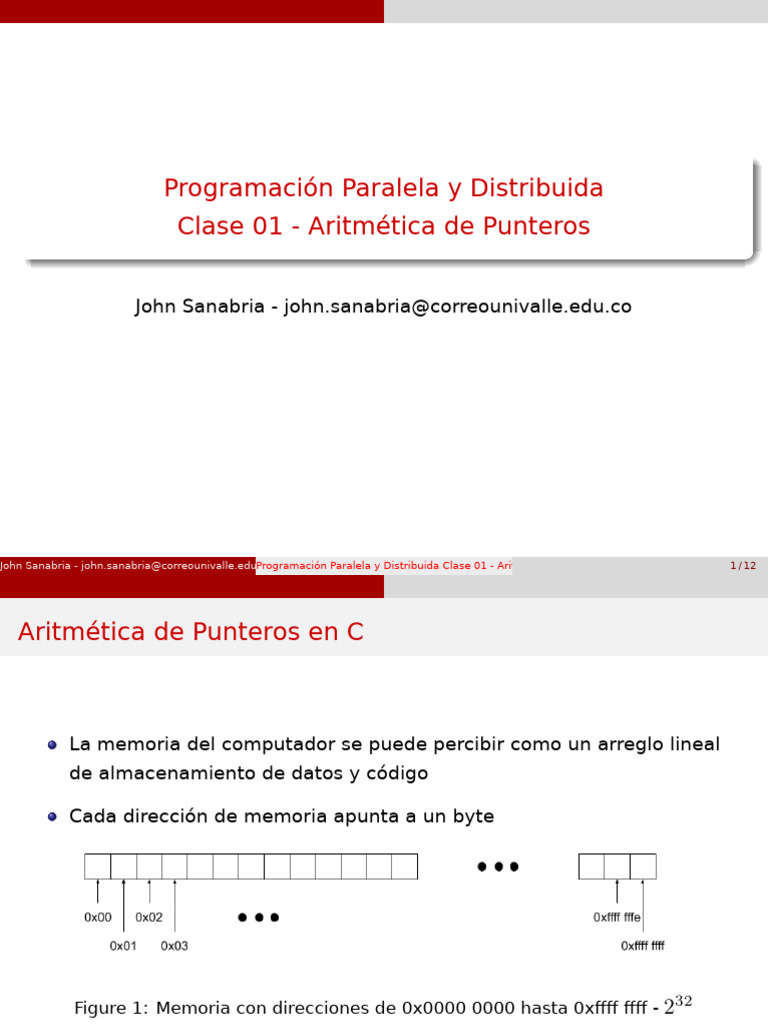 Aritmética de Punteros | PDF