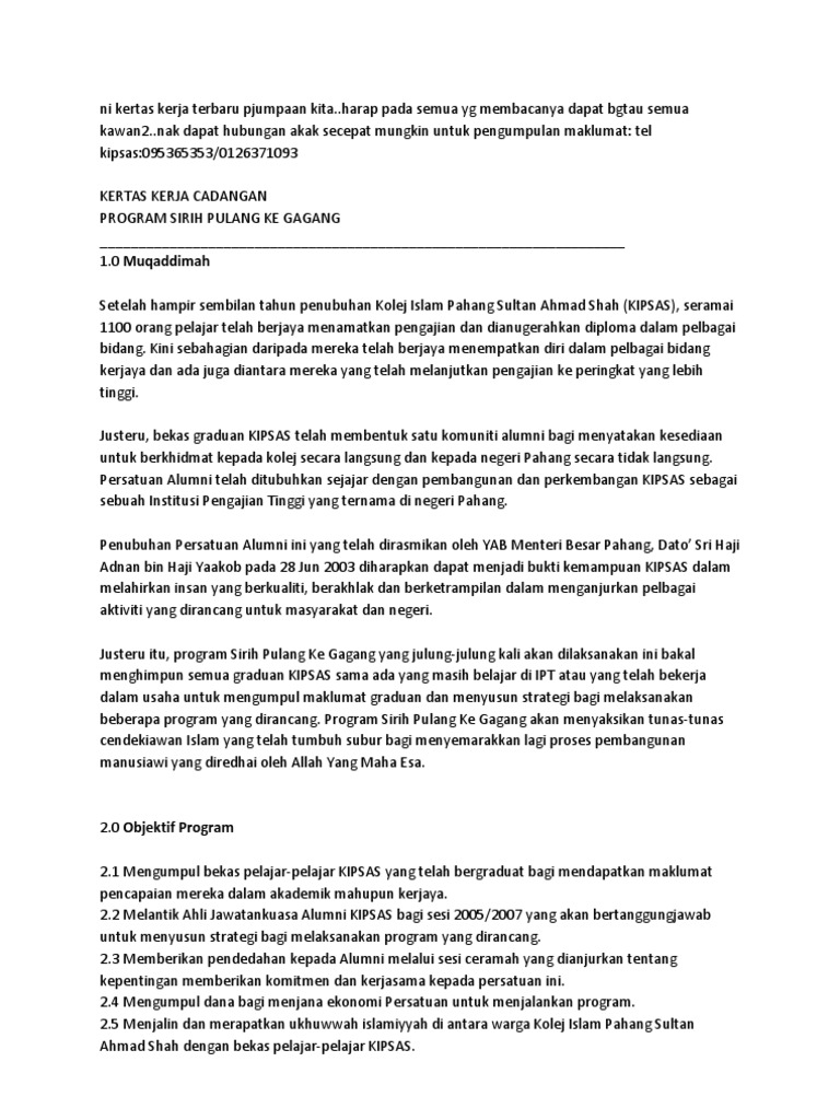 Contoh Alumni | PDF