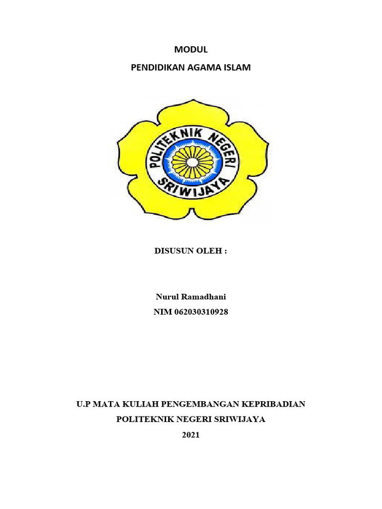 COVER agama modul | PDF