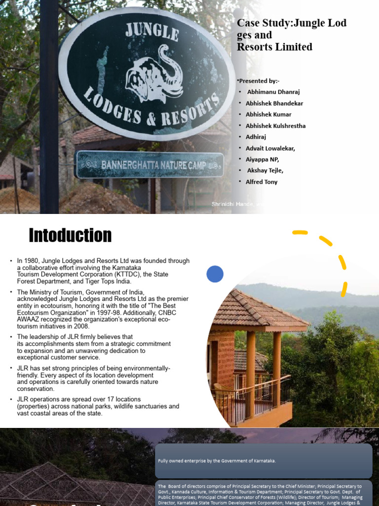 Case Study:Jungle Lod Ges and Resorts Limited | PDF
