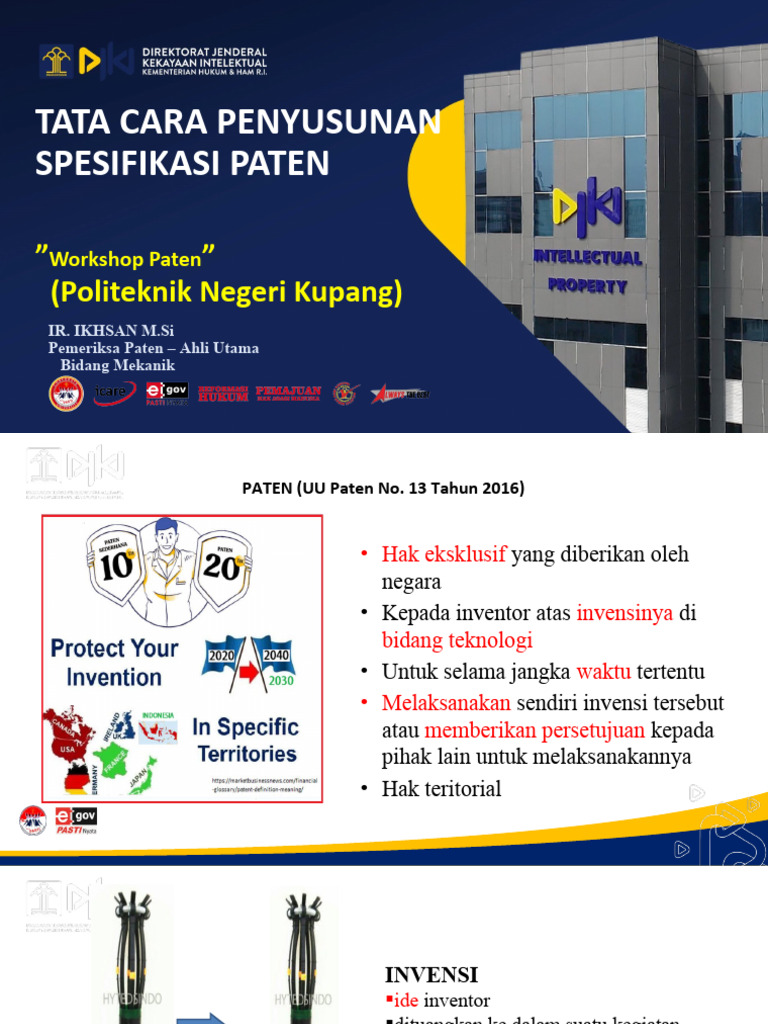 TATA CARA PENYUSUNAN SPESIFIKASI PATEN | PDF