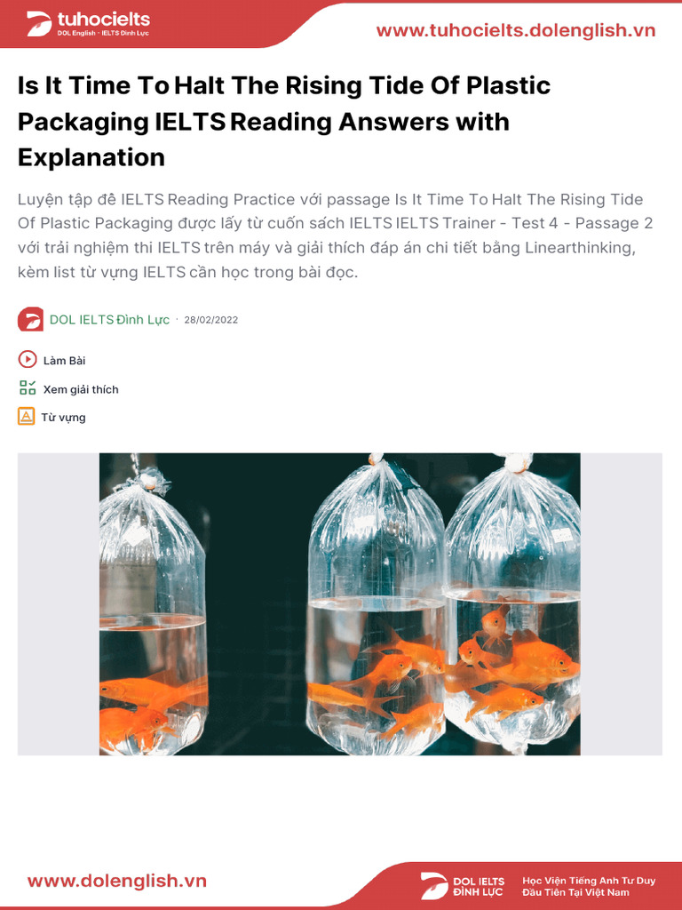 Is It Time To Halt The Rising Tide of Plastic Packaging | PDF ...