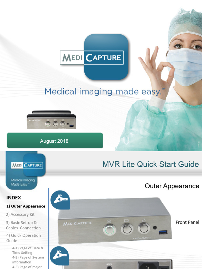 MVR Lite Quick Start Guide (Rev8.1) 2018 | PDF | Hdmi | Usb