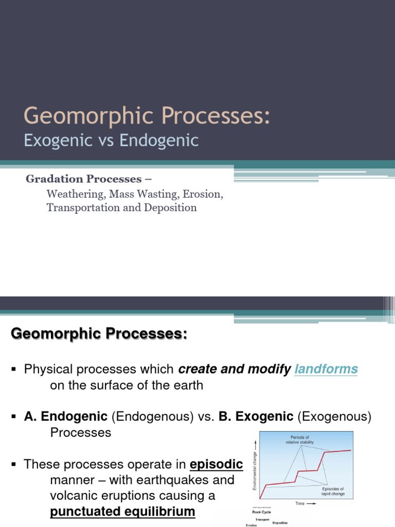 Geomorphic Processes | PDF