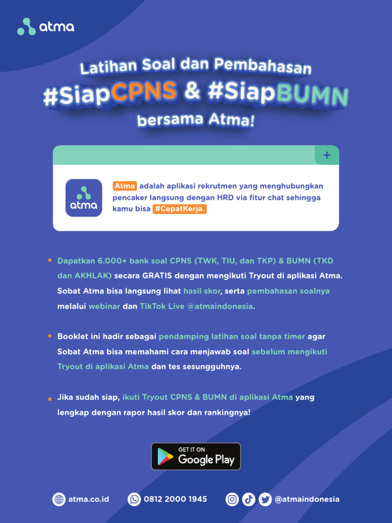 Soal TIU 5 Rangkuman | PDF