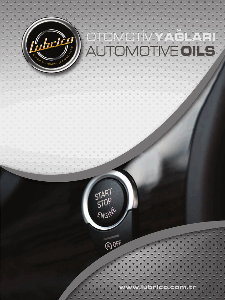 Lubrico Otomotiv Yaglari Brosur | PDF