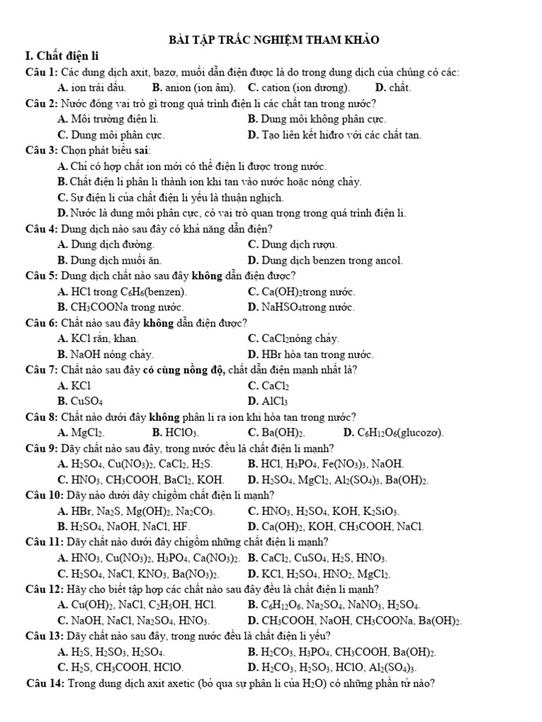 HH1 - Bài tập về nhà tuần 1 | PDF