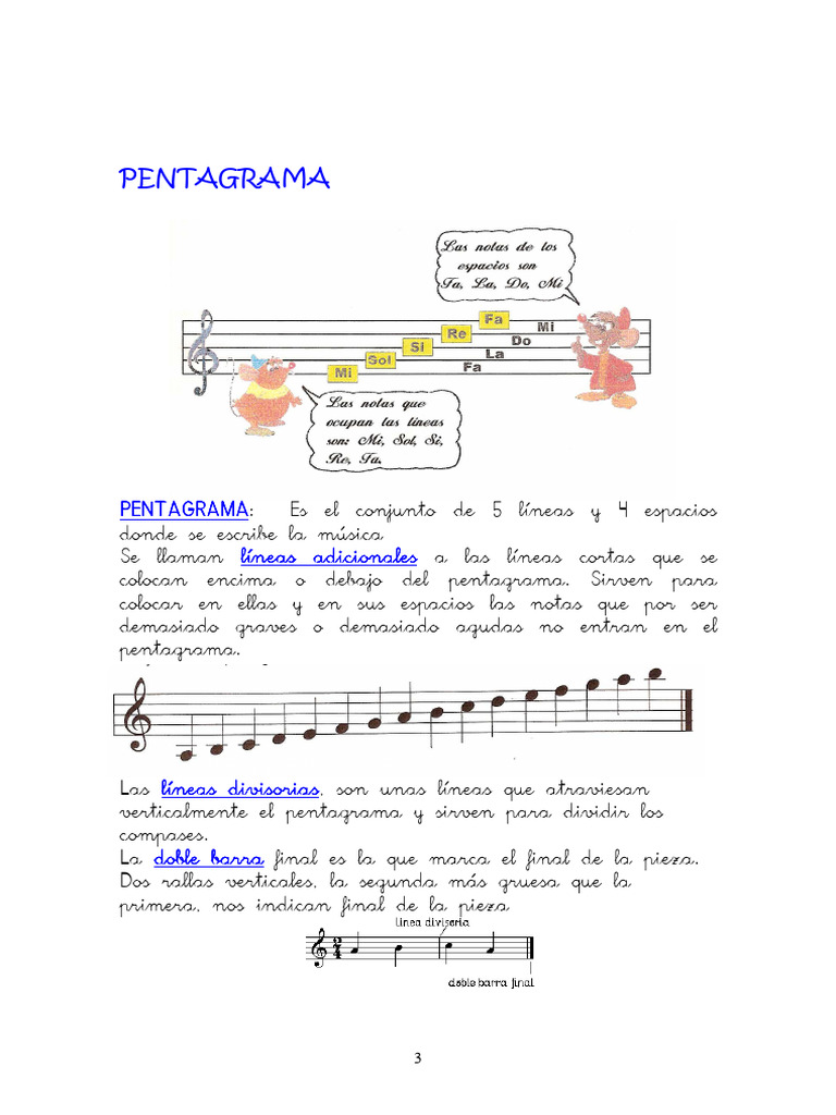 Estructura y Función del Pentagrama | PDF | Clásicos