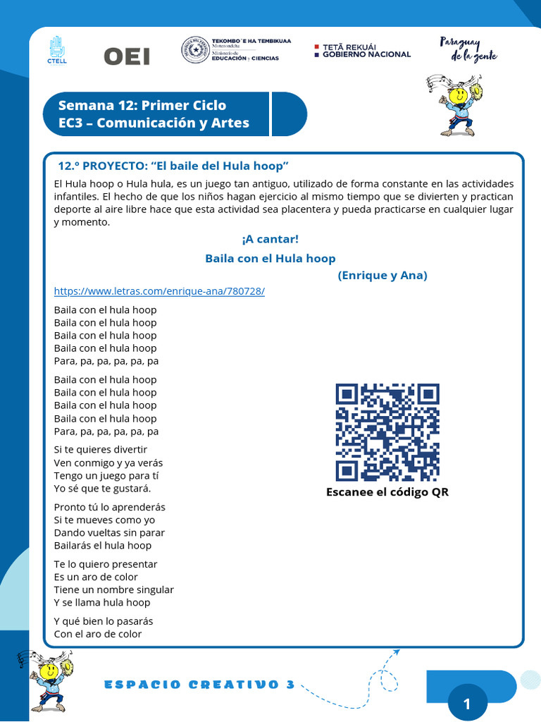 S12 1.º C E3 El Baile Del Hula Hoop | PDF | Las artes escénicas