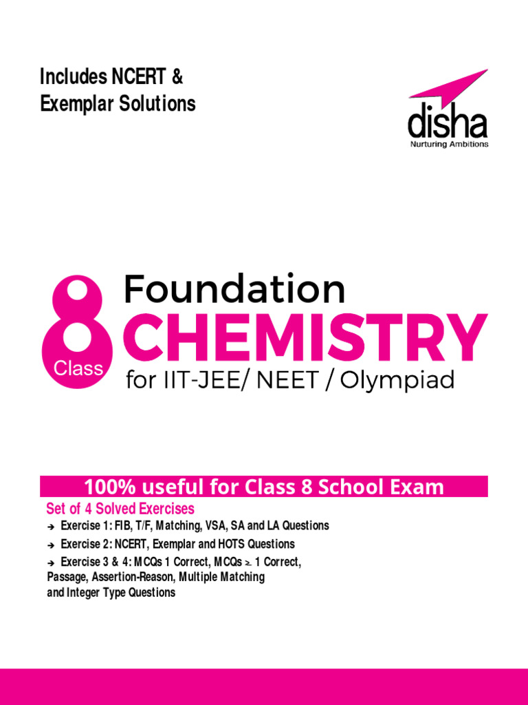 Foundation Chemistry Class 8 For IIT-JE - Disha Experts | PDF | Glasses ...