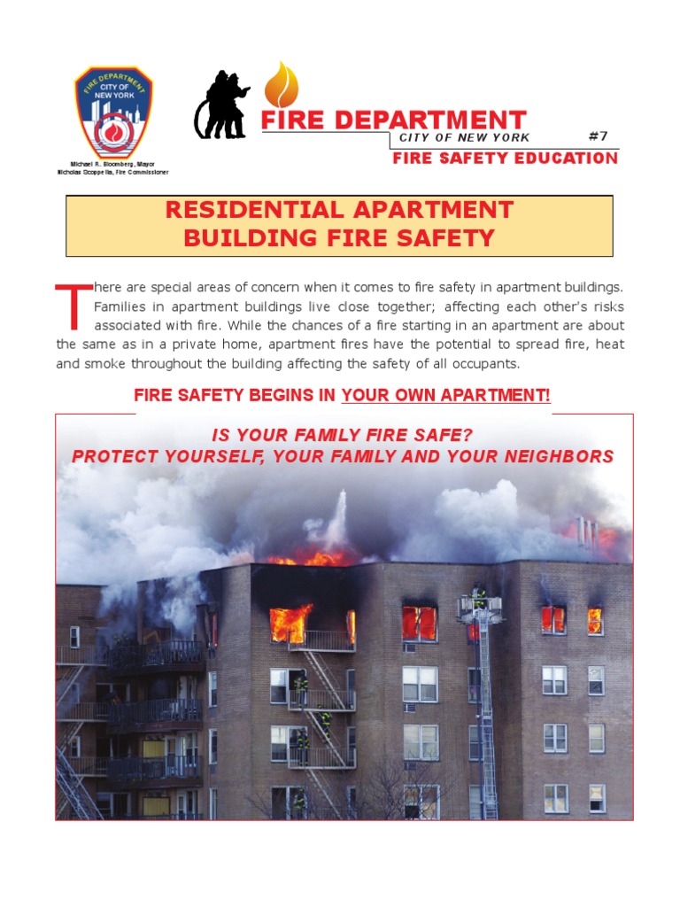 Fire Department: Residential Apartment Building Fire Safety | Download ...