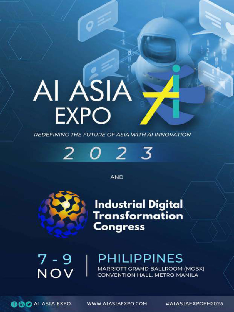 03 AI Asia Expo X IDTC - Philippines 2023 | PDF
