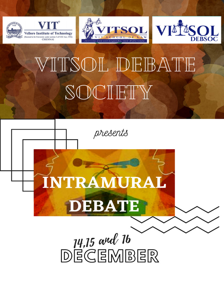 VITSOL Intramural Debate Overview | PDF | Social Science | Law