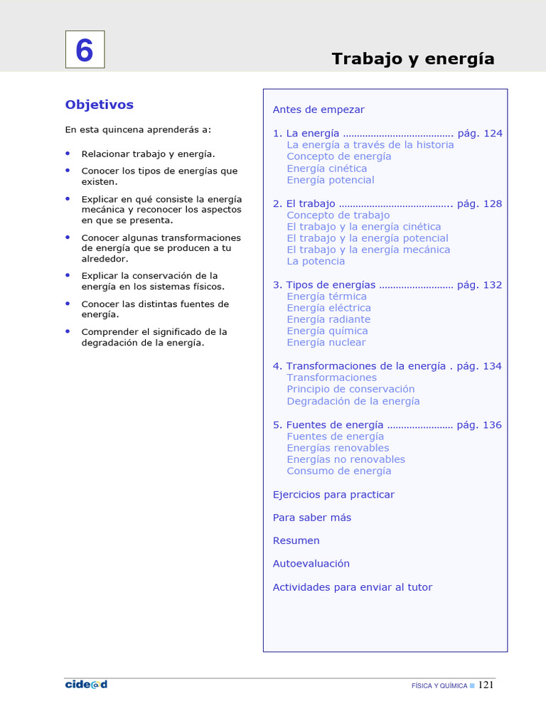 Trabajo, Energía y Potencia Con Ejercicios (1) | PDF | Energía ...