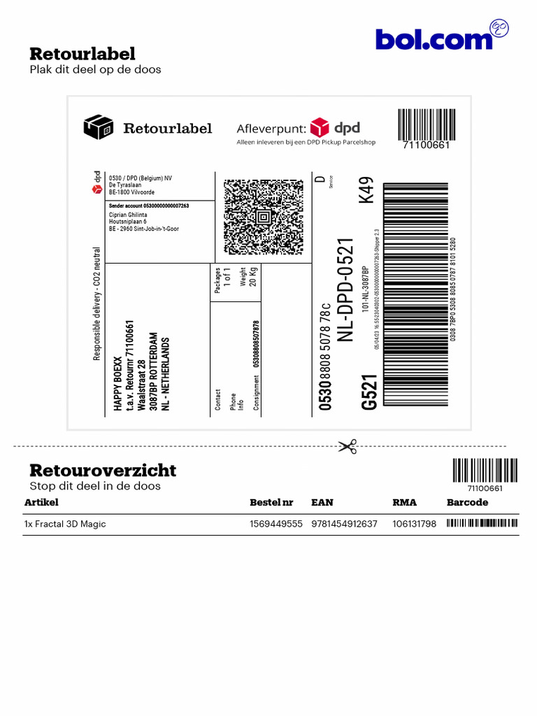 Retouretiket | PDF