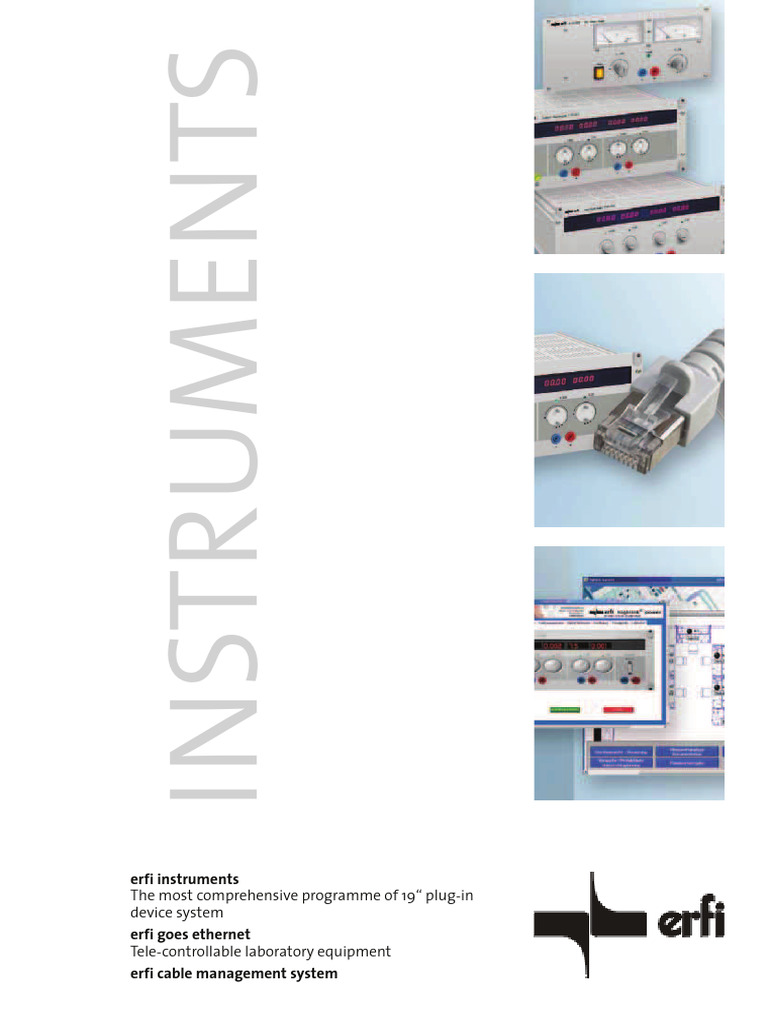 Erfi Instruments: The Most Comprehensive Programme of 19" Plug-In ...