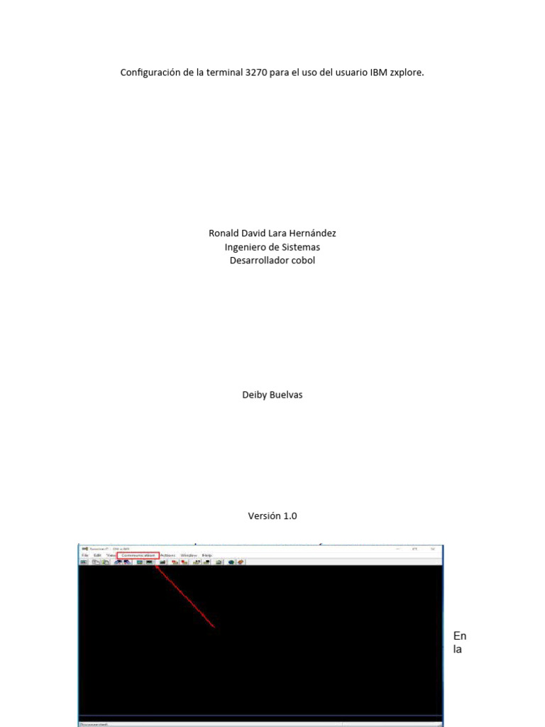 Configuración de La Terminal 3270 para El Uso Del Usuario IBM Zxplore | PDF