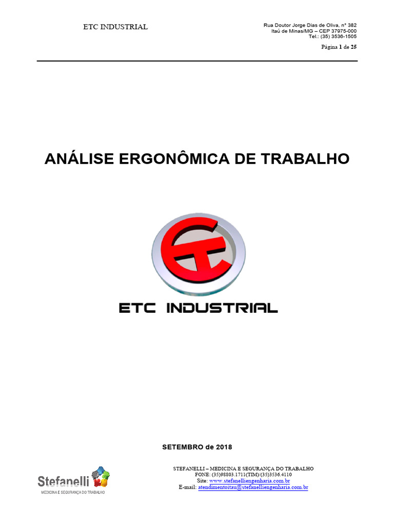 AET Modelo Ergonomico | PDF | Fatores humanos e Ergonomia