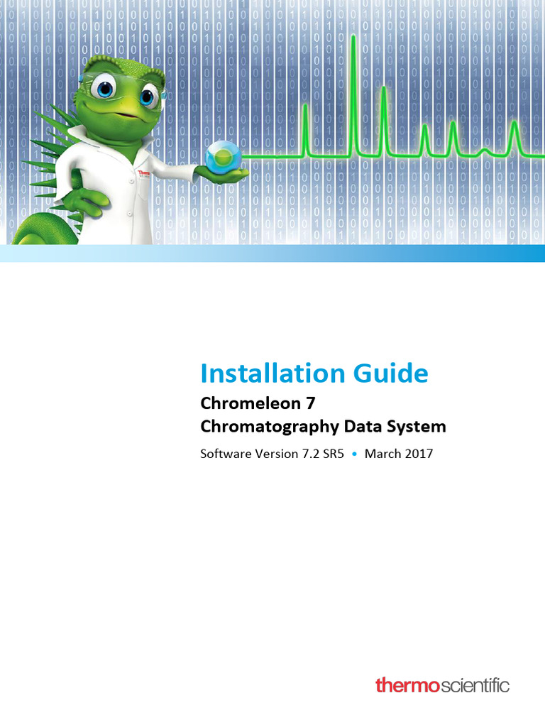 Chromeleon 7.2 SR5 Installation Guide | PDF | Installation (Computer Programs) | Microsoft Windows