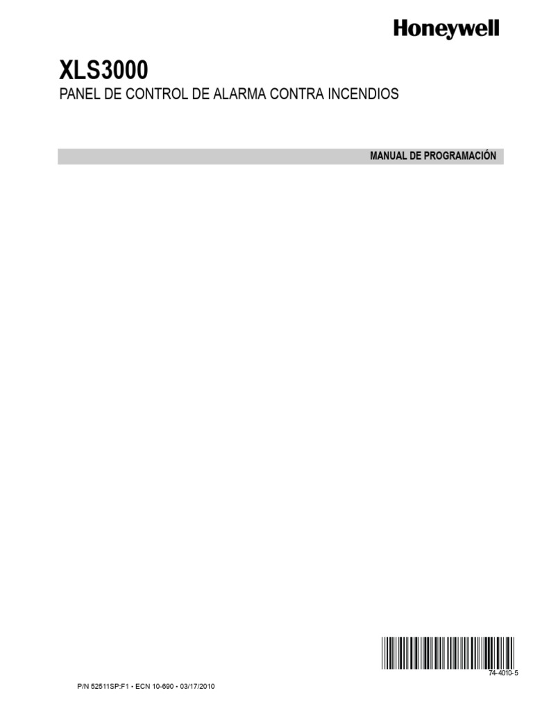 XLS3000 MANUAL DE PROGRAMACION | PDF