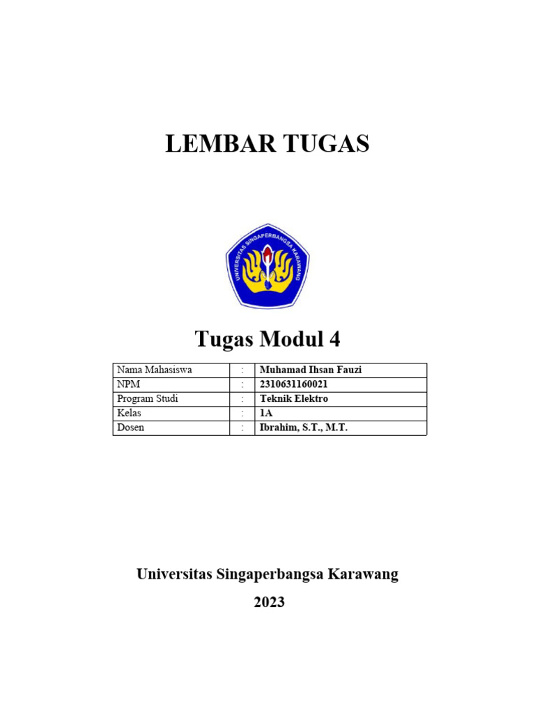 Tugas Modul 4 Sejarah Dan Perkembangan Komputer | PDF