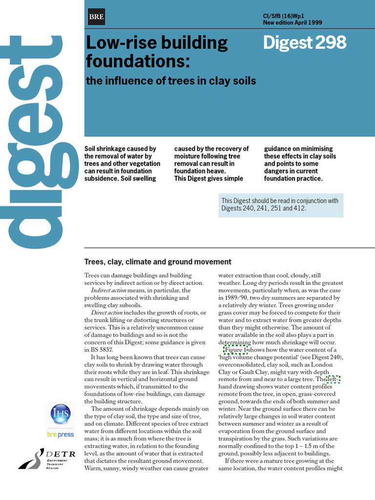 DG298 Low-Rise Foundations | PDF