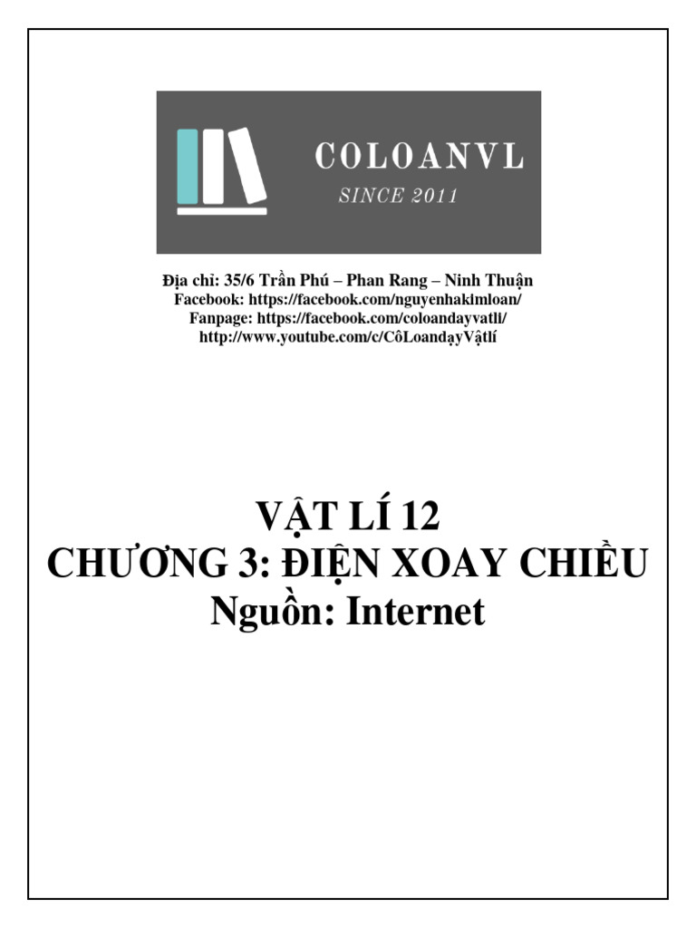 3 File Bai Tap Dien Xoay Chieu 2223 | PDF