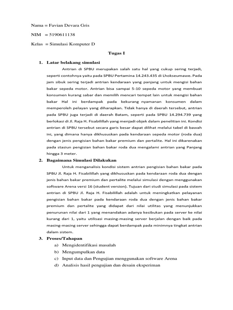 Tugas 1 - SIMKOM - D - Favian Devara Gris - 5190611138 | PDF