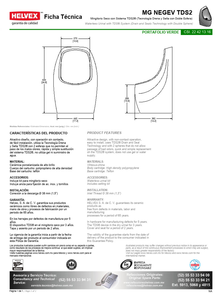 especificacion-MG NEGEV TDS2 | PDF | Tecnología