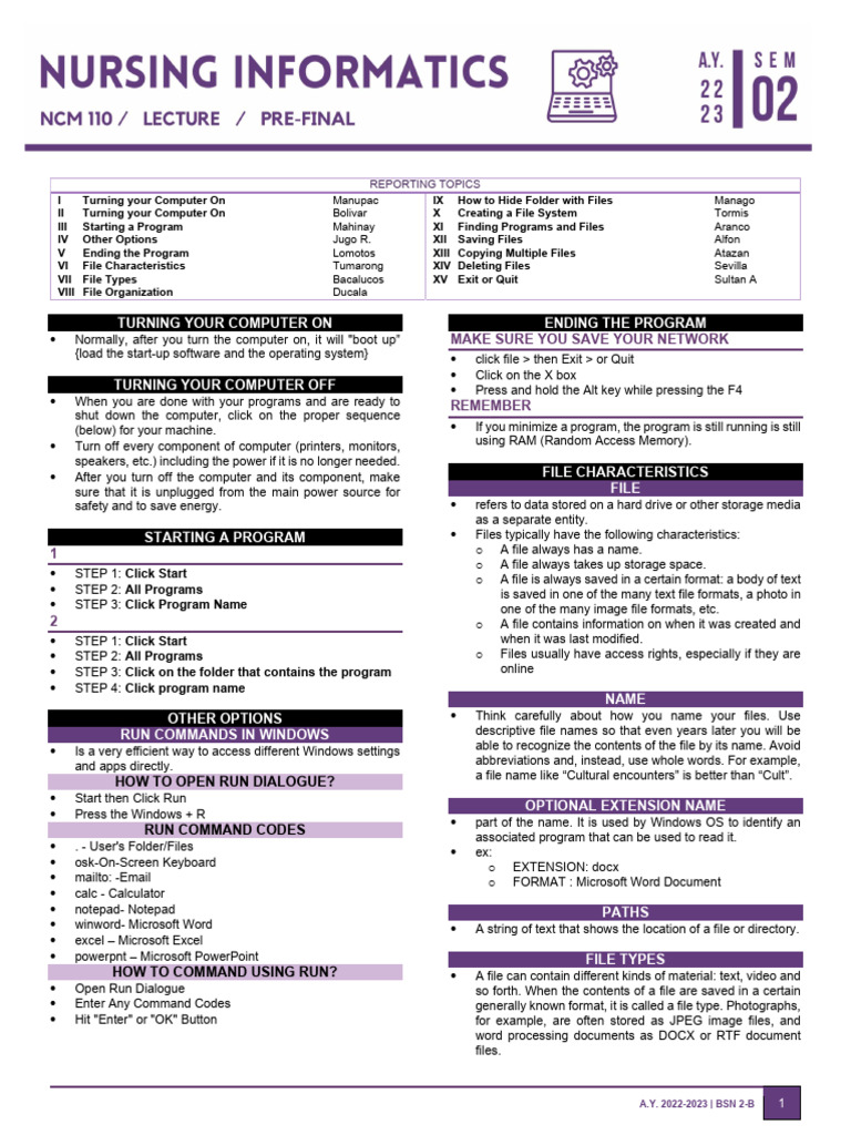 Pre Finals Transes (Reports) | PDF | Computer File | File Format