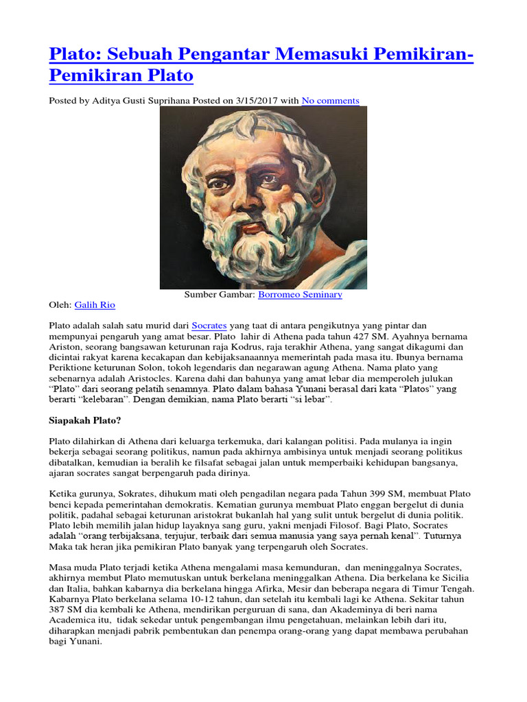 Plato | PDF