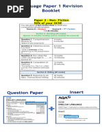 Language Paper 1 - Silk Factory | PDF | Question | Grammar