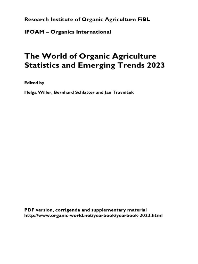 IFOAM Organic World 2023 | PDF