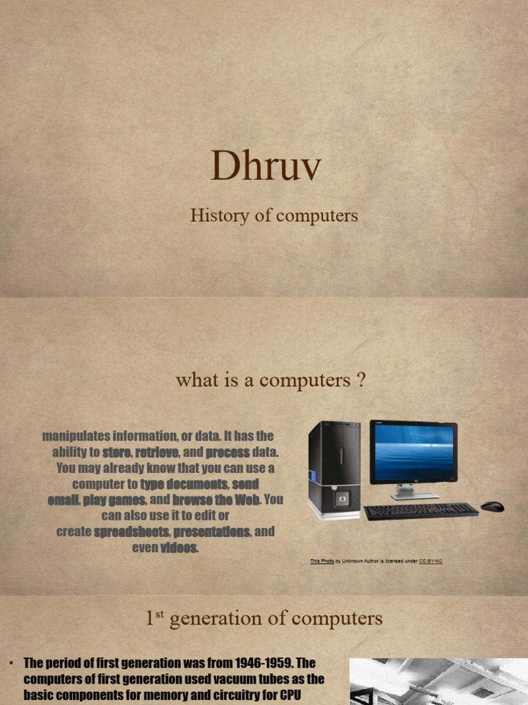 Evolution of Computer Generations | PDF | Integrated Circuit ...