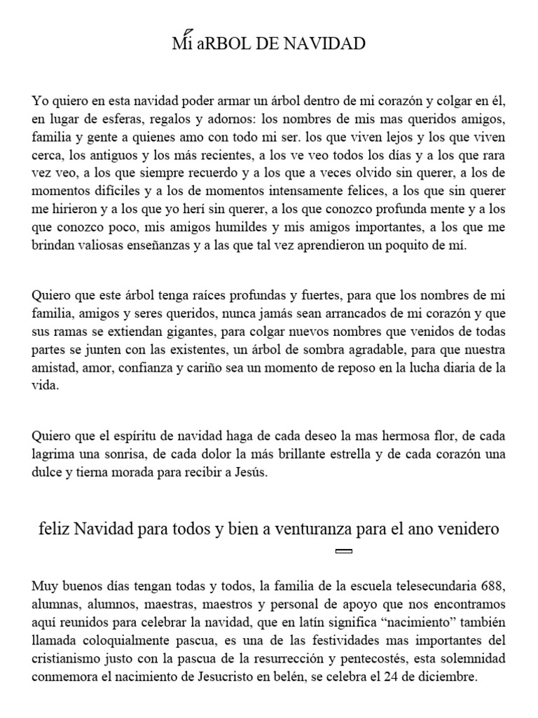 Programa de Navidad | PDF | Navidad | Villancicos