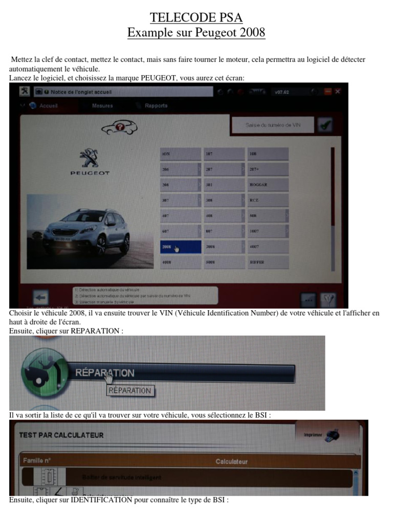 Peugeot 2008 Telecoding Guide | PDF