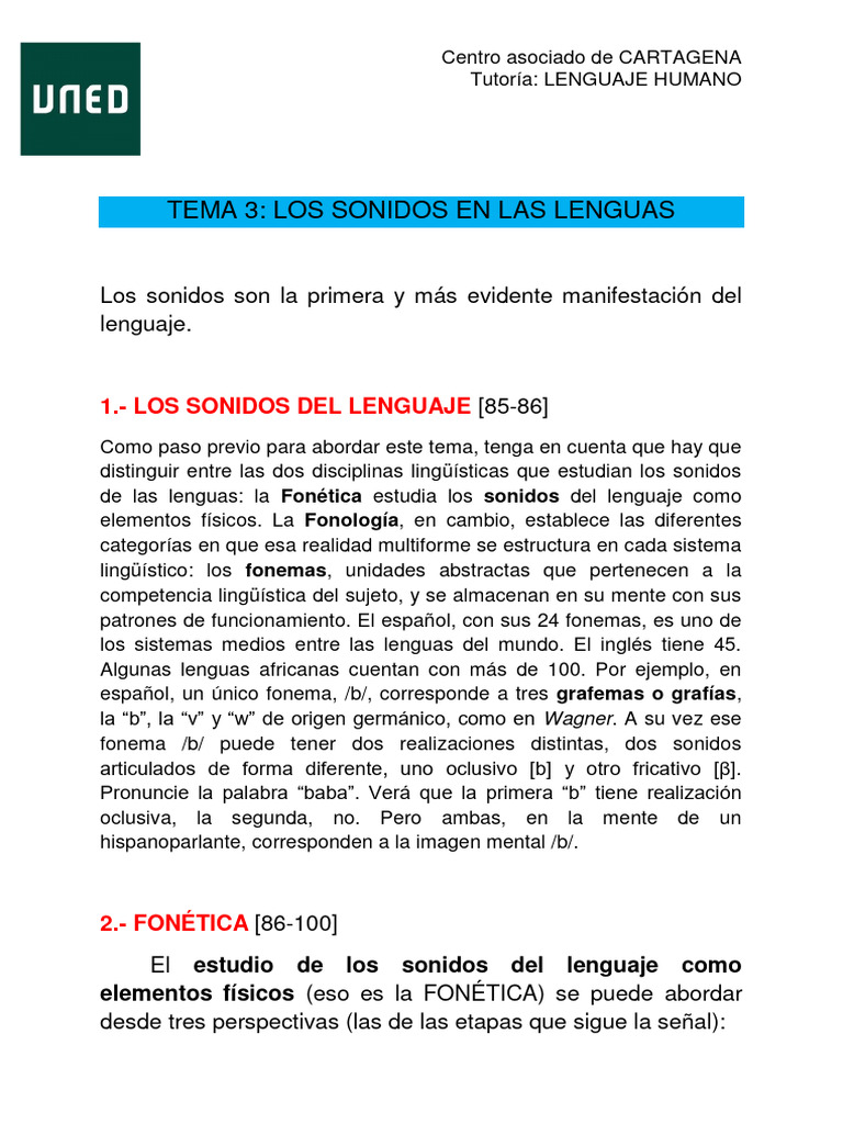 TEMA+3+(SONIDOS) | PDF
