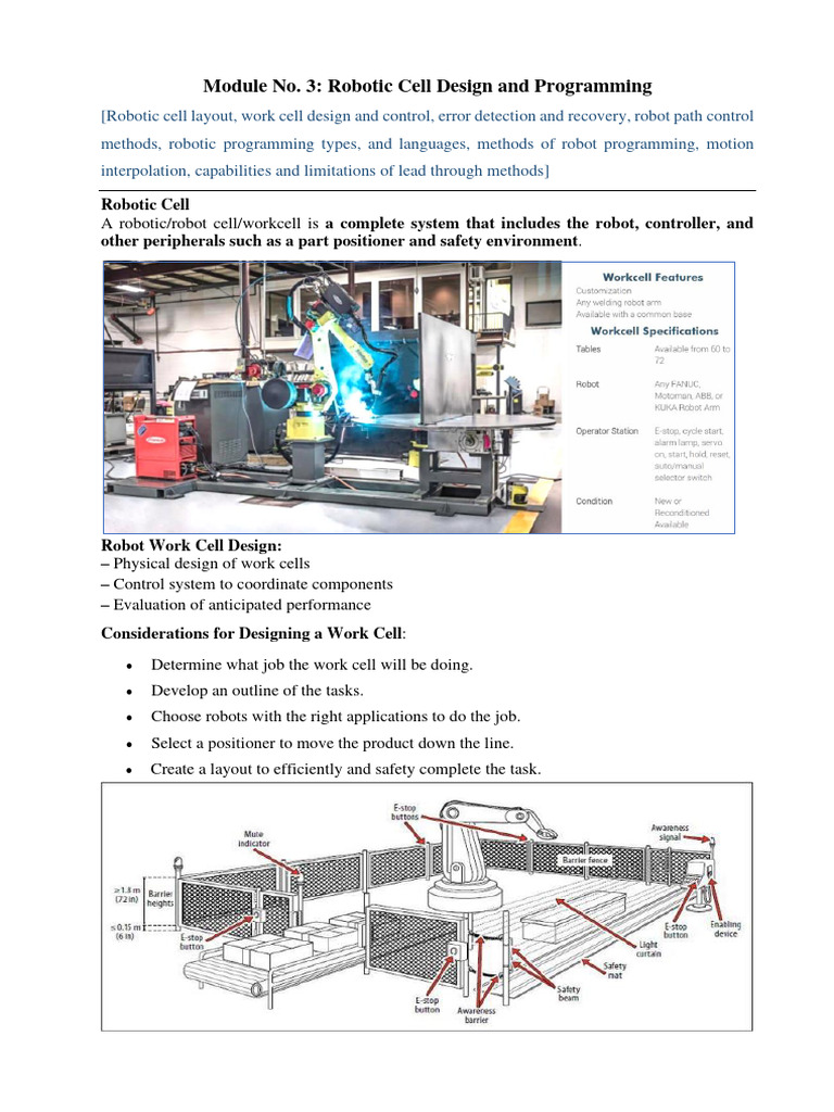 Module-3 - Robotic Cell Design and Programming - Robotics and ...
