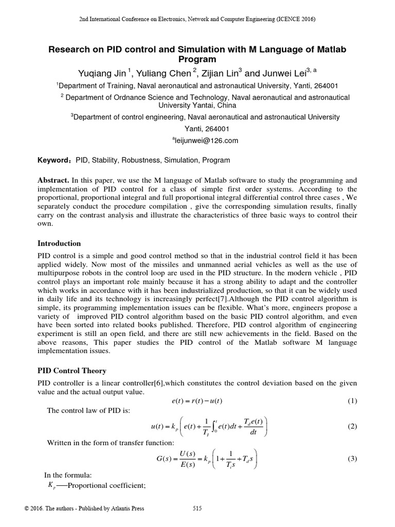 Yuqiang Jin, Yuliang Chen, Zijian Lin and Junwei Lei | PDF