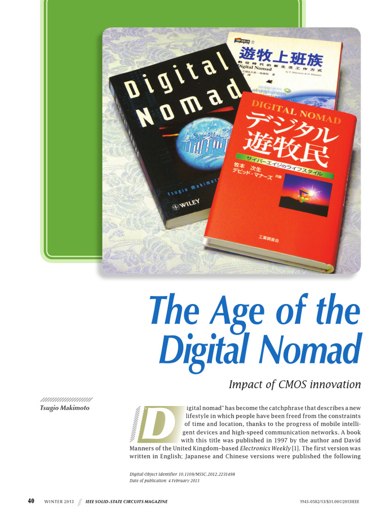 The Age of The Digital Nomad | PDF | Cmos | Integrated Circuit