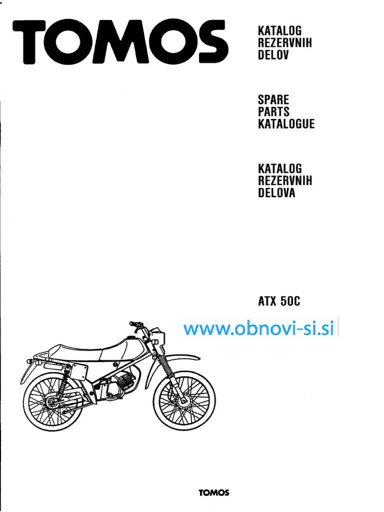 Katalog Rezervnih Delov Tomos ATX 50_OCR | PDF