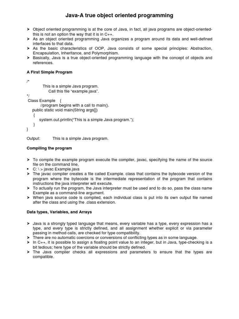 Chapter 8 | Download Free PDF | Data Type | Object Oriented Programming