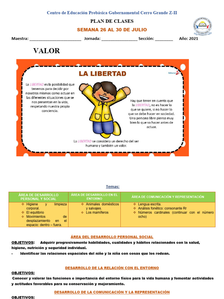 Plan de Clases Tercer Grado 26 Al 30 de Julio 2021 | PDF | Comunicación